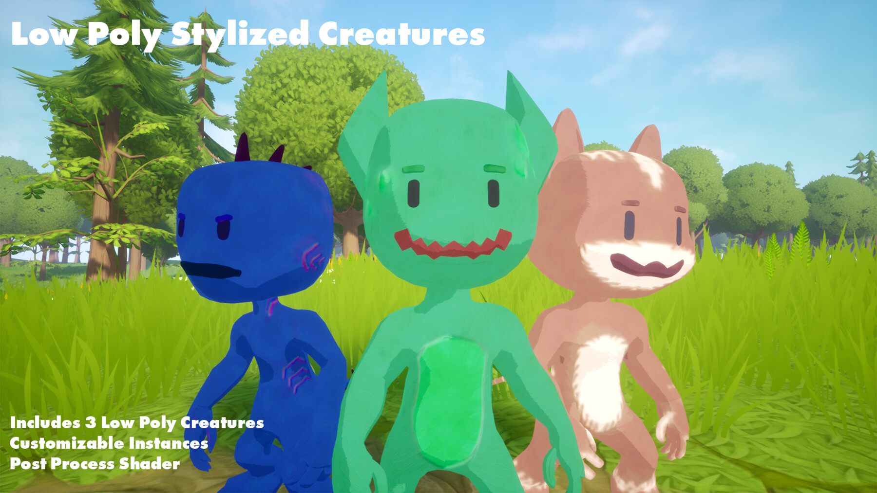 ArtStation - Low Poly Creatures Pack 1 | Game Assets