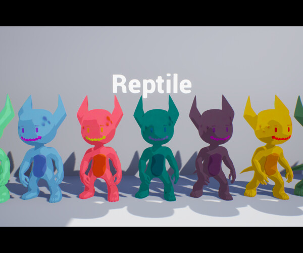 ArtStation - Low Poly Creatures Pack 1 | Game Assets