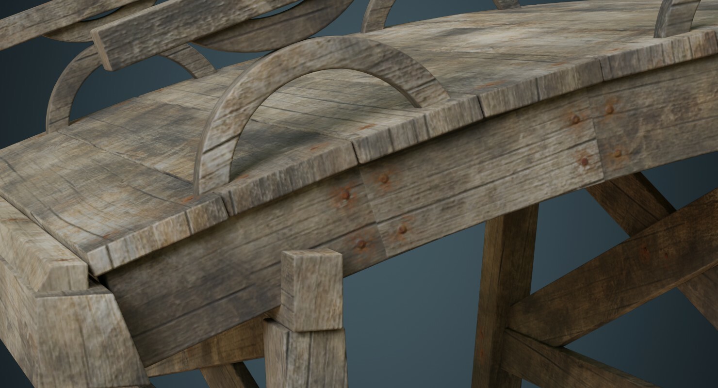 ArtStation - Plank Bridge 1B | Game Assets