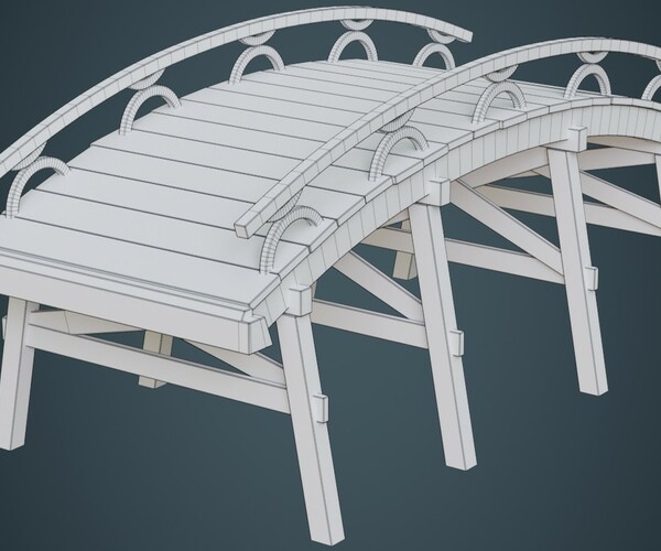 ArtStation - Plank Bridge 1B | Game Assets