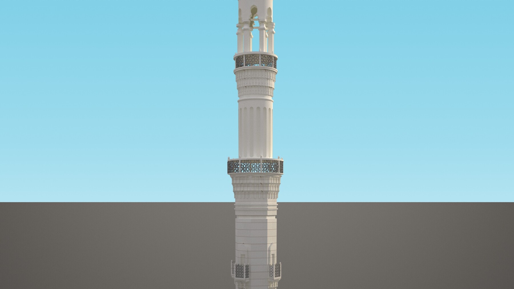 ArtStation - Islamic Minaret 01 3D Model | Resources