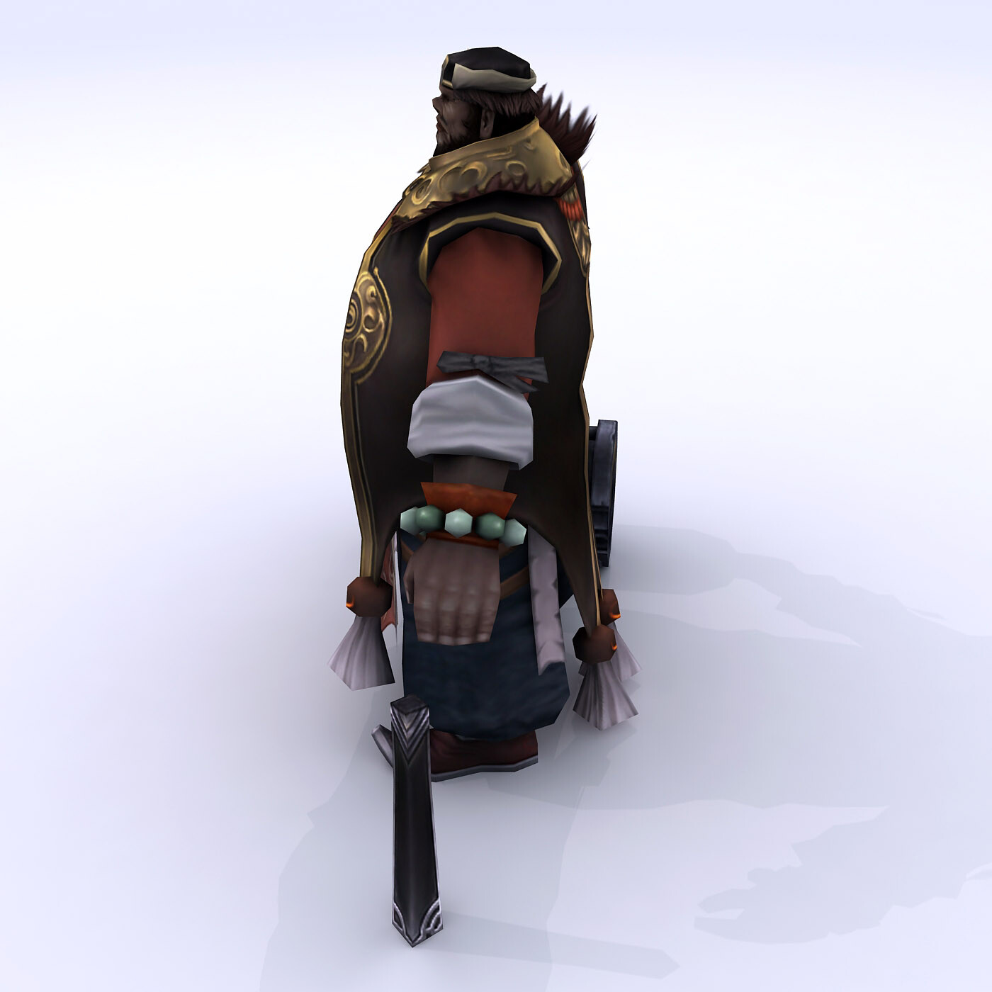 ArtStation - Low poly 3D characters- Housekeeper high only | Game Assets