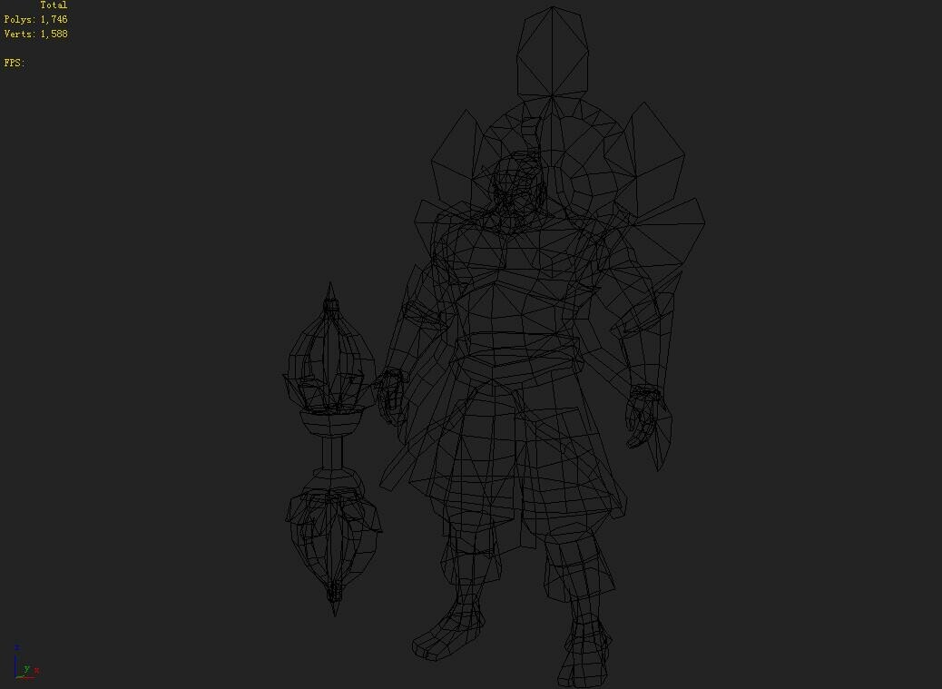 ArtStation - Low poly 3D characters-Indigo God | Game Assets