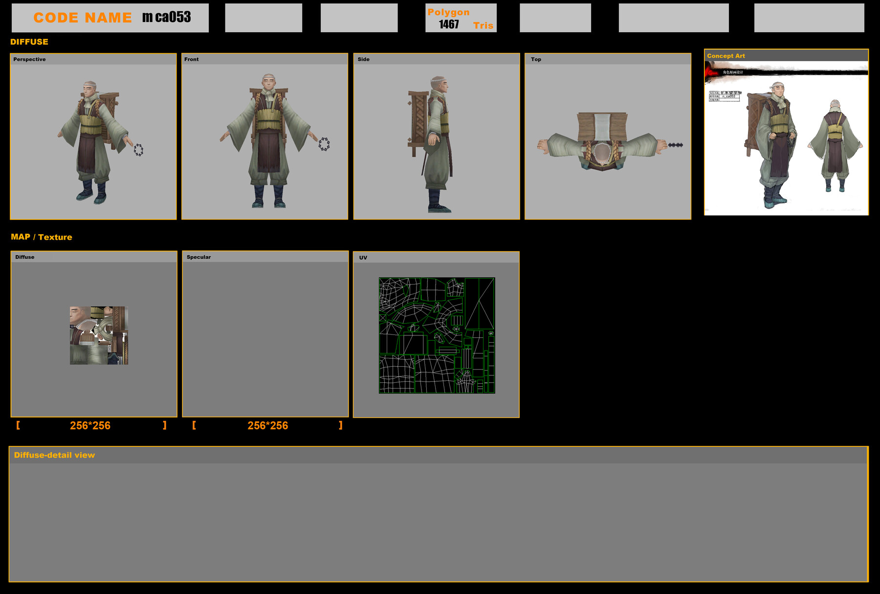ArtStation - Low poly 3D characters - Study in Japan | Game Assets
