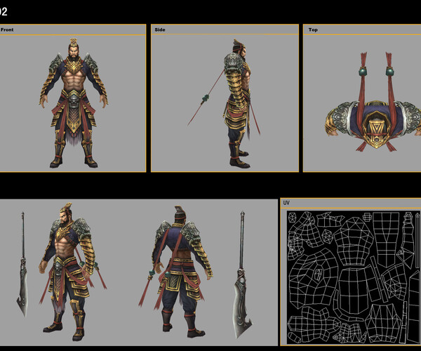 ArtStation - Low poly 3D characters-Player | Game Assets