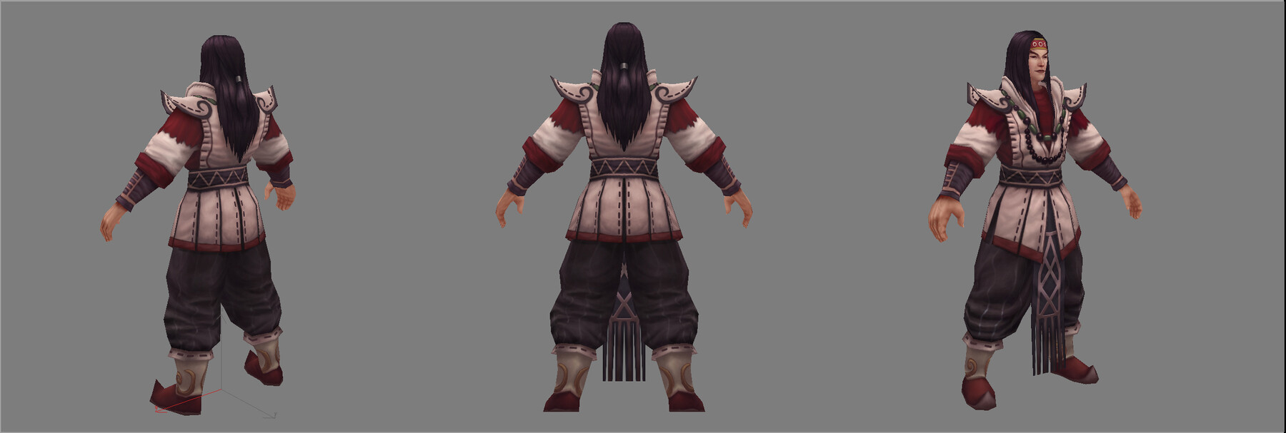 ArtStation - Low poly 3D characters- Yu Huo-huo | Game Assets