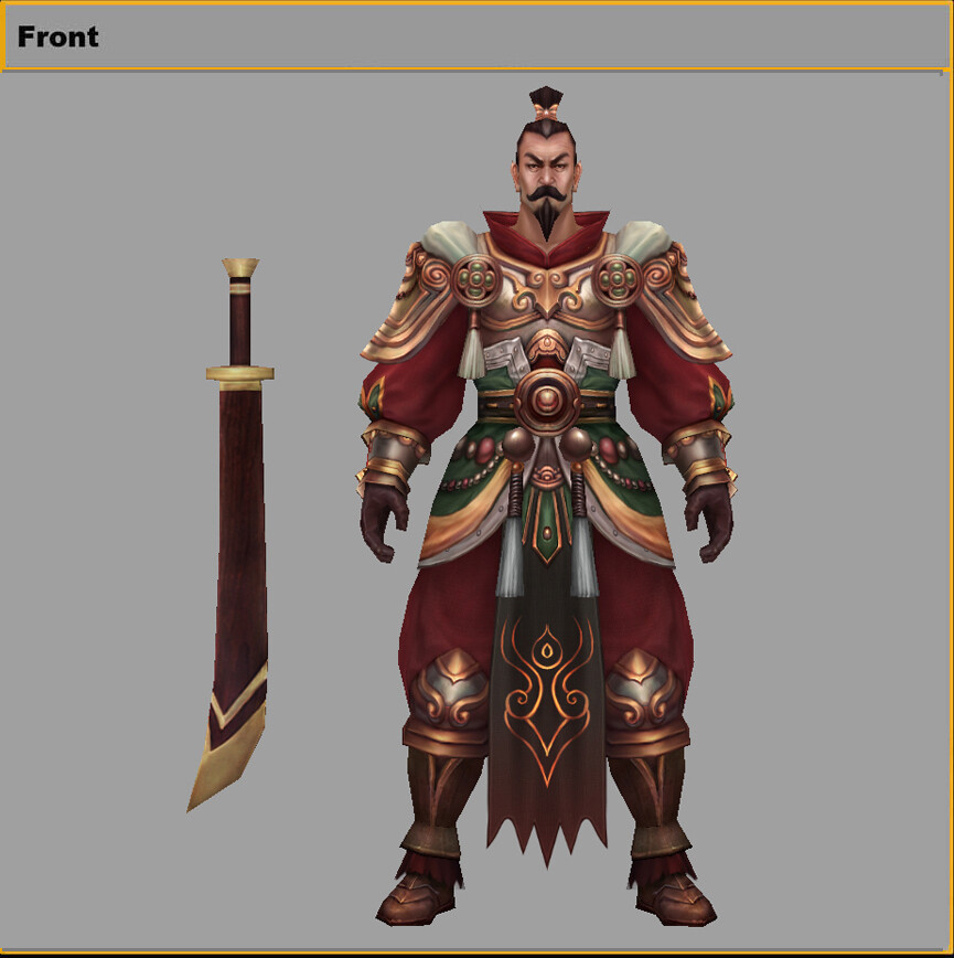 ArtStation - Low poly 3D characters - General Town Hall | Game Assets