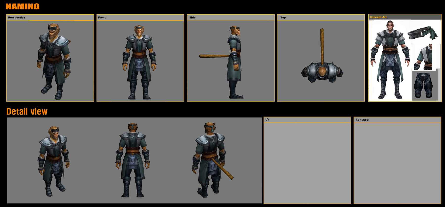 ArtStation - Cloth Set - Monkey 07 | Game Assets