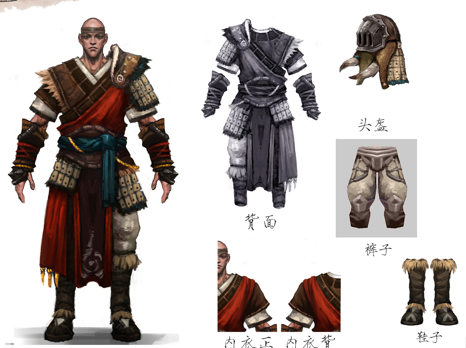 ArtStation - Cloth Set - Male 02 | Game Assets