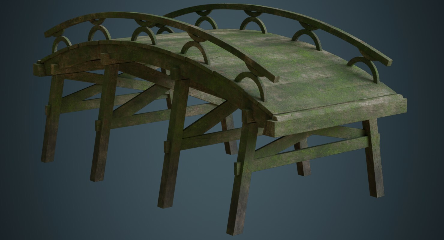 ArtStation - Plank Bridge 1C | Game Assets
