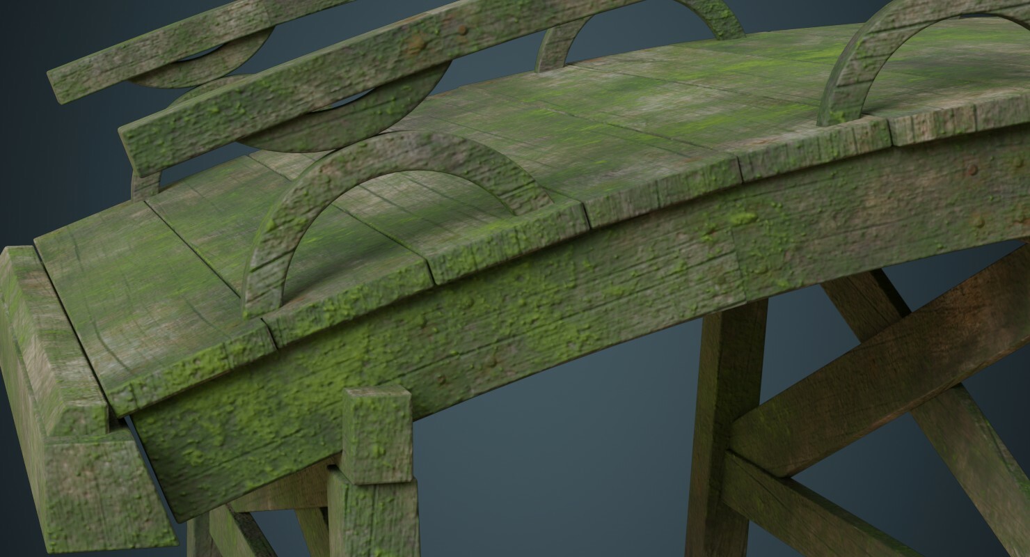 ArtStation - Plank Bridge 1C | Game Assets