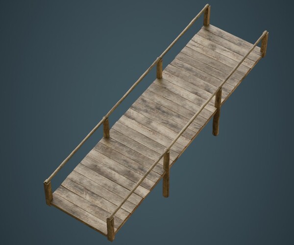 ArtStation - Plank Bridge 2A | Game Assets