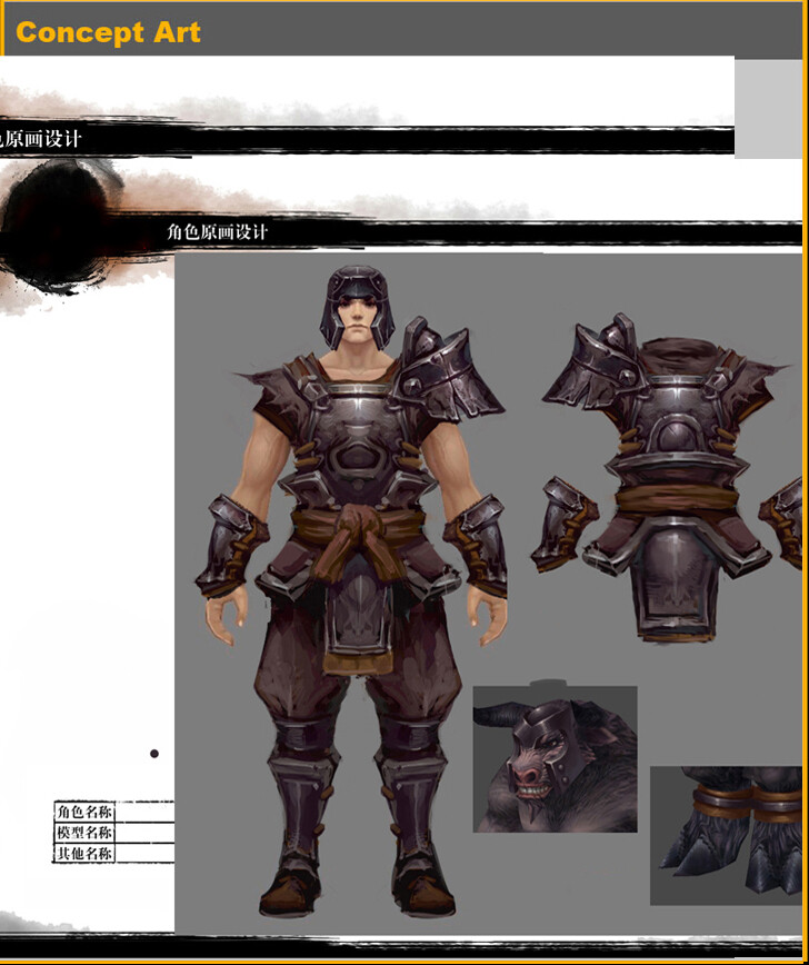 ArtStation - Armor Set - Monkey 08 | Game Assets