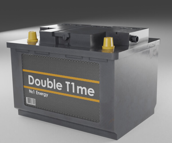 ArtStation - LOW POLY Car Battery Low-poly 3D model | Game Assets