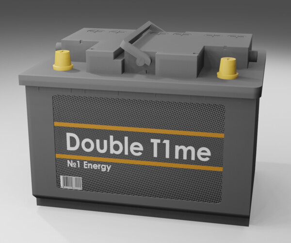 ArtStation - LOW POLY Car Battery Low-poly 3D model | Game Assets