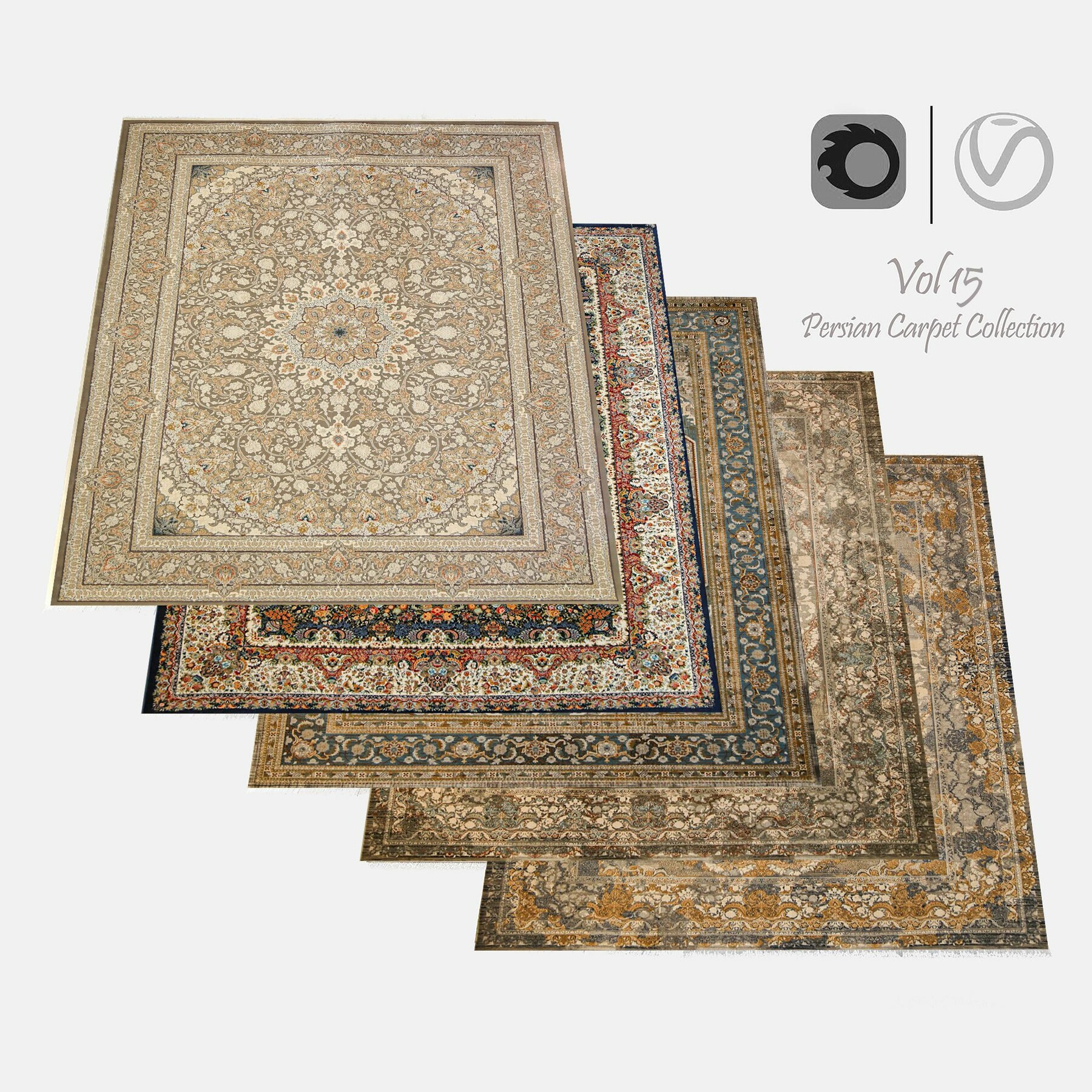 ArtStation - Persian Carpet Collection ( Vol 11 - 20 ) 4k texture ...