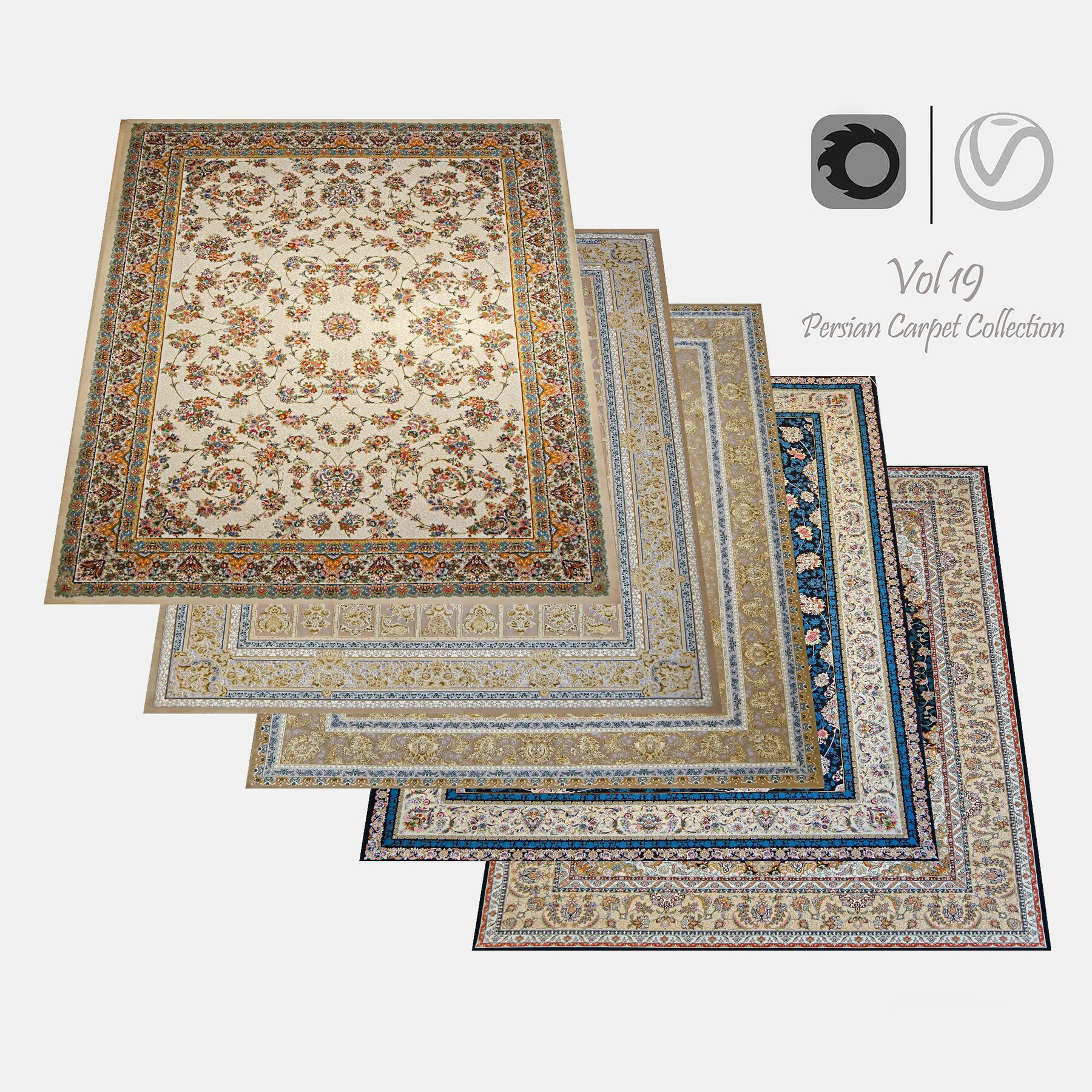 ArtStation - Persian Carpet Collection ( Vol 11 - 20 ) 4k texture ...