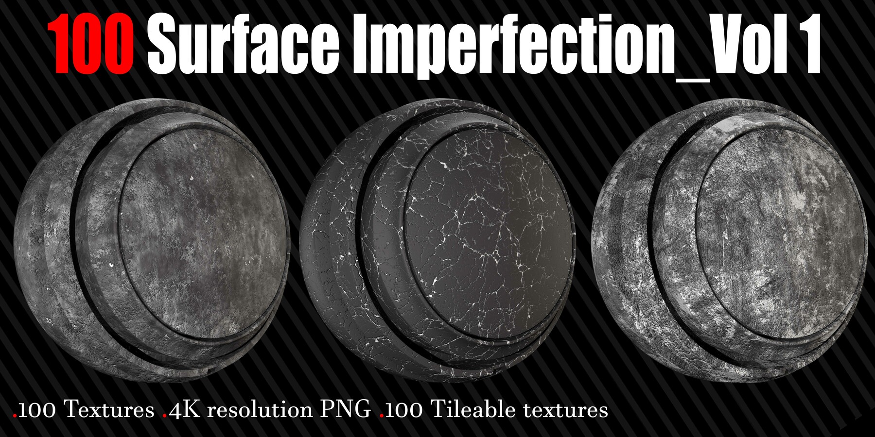 ArtStation - 100 Surface Imperfection - 4k Tileable Textures_Vol 1 ...