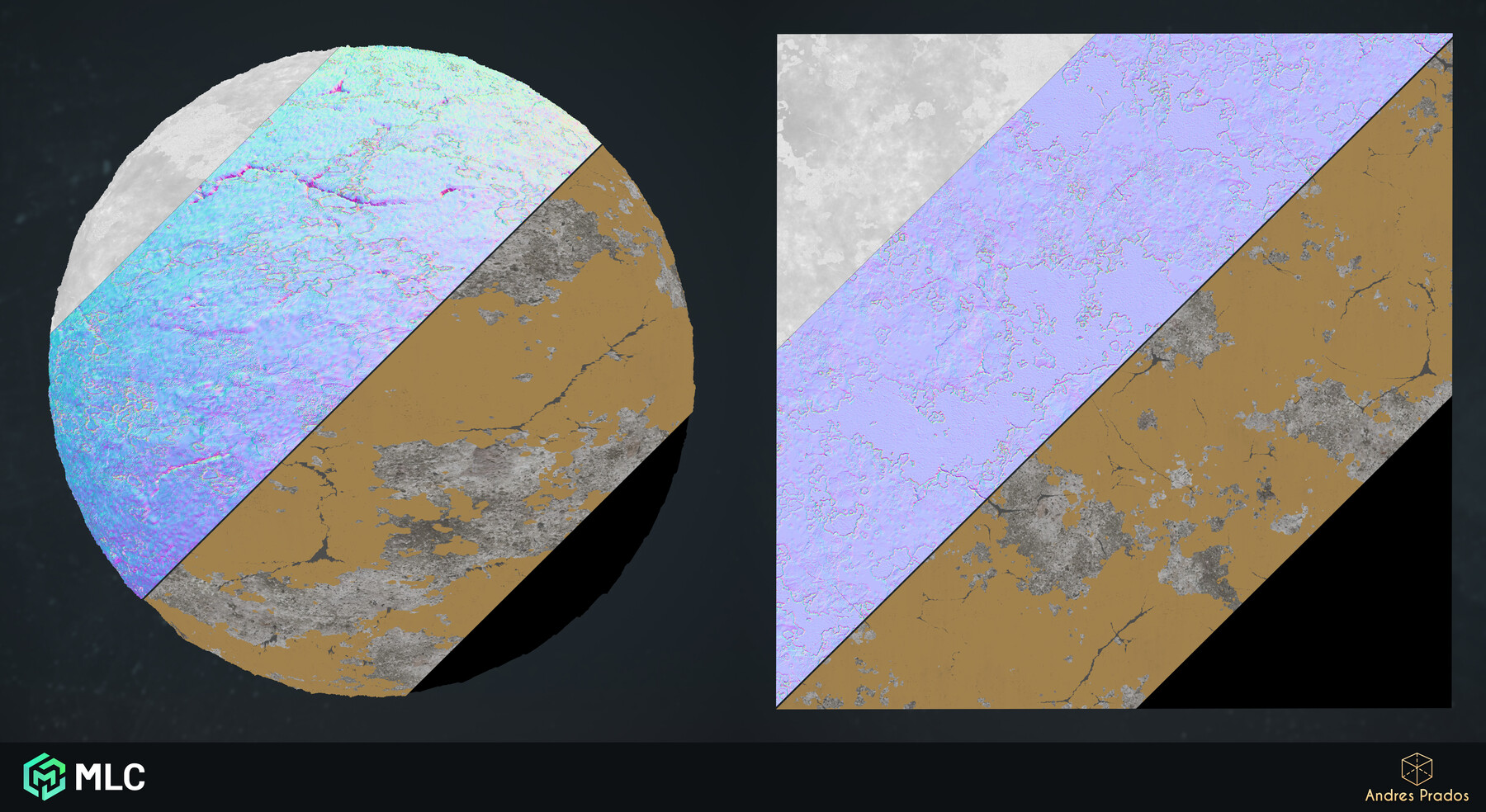 ArtStation - Painted Concrete | Game Assets