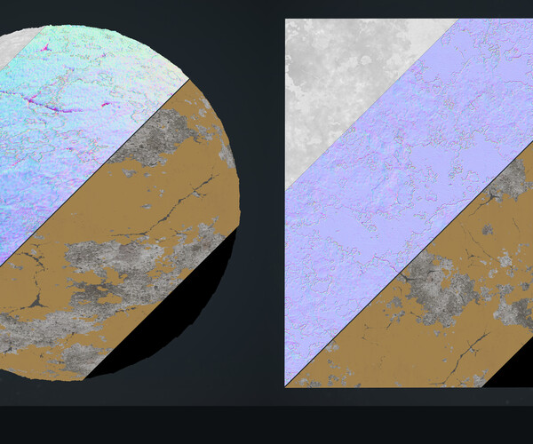 ArtStation - Painted Concrete | Game Assets