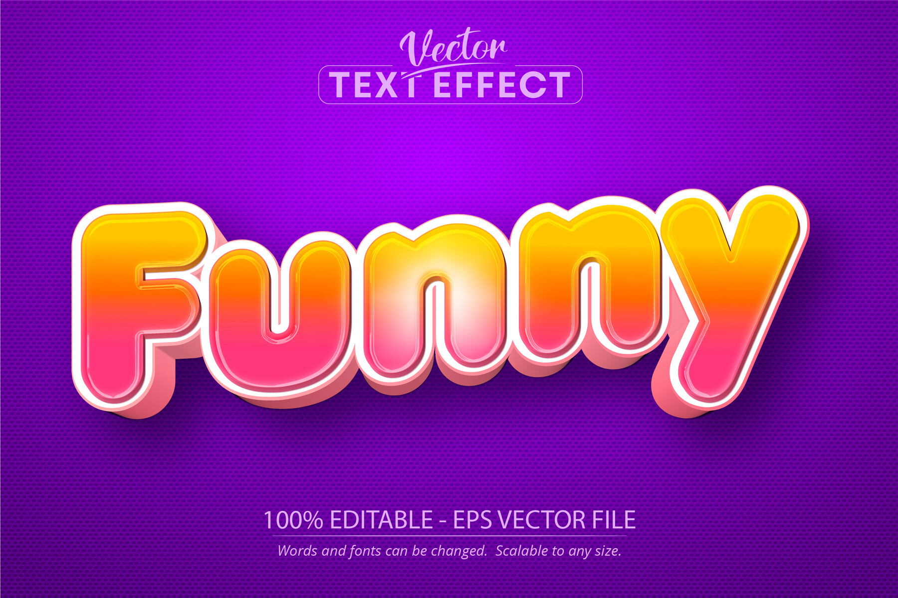 ArtStation - Funny text, cartoon style editable text effect | Artworks