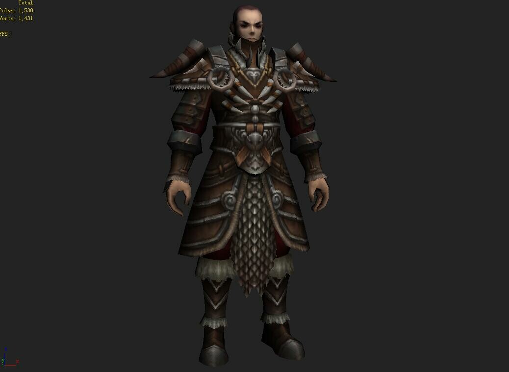 ArtStation - Armor Suit - Male 03 | Game Assets