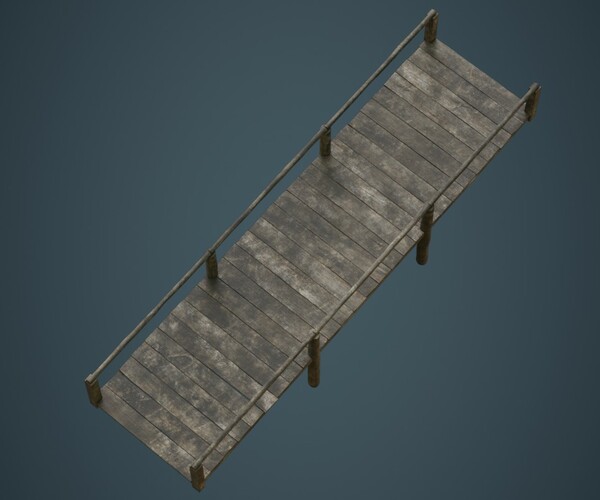 ArtStation - Plank Bridge 2B | Game Assets