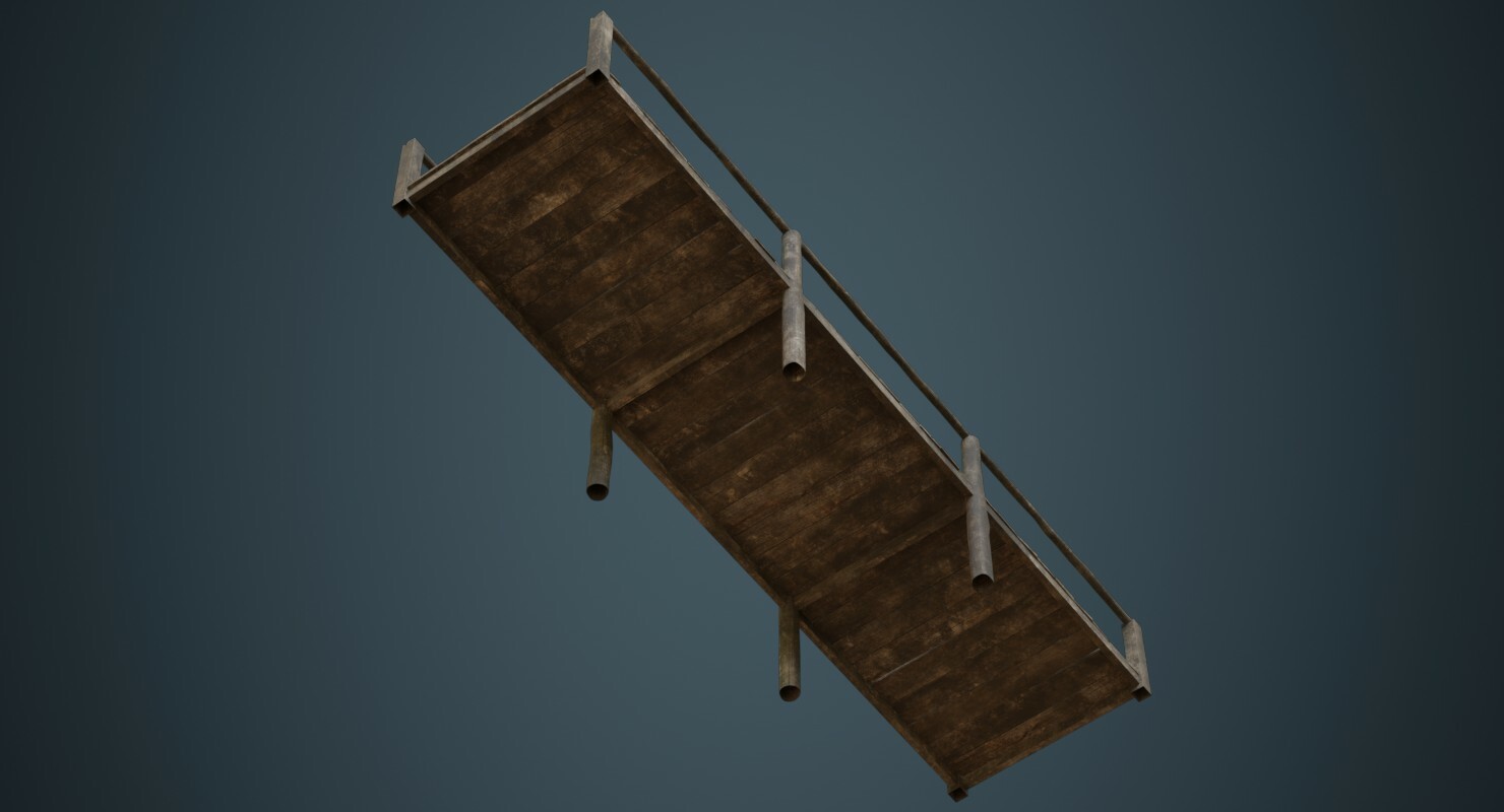 ArtStation - Plank Bridge 2B | Game Assets