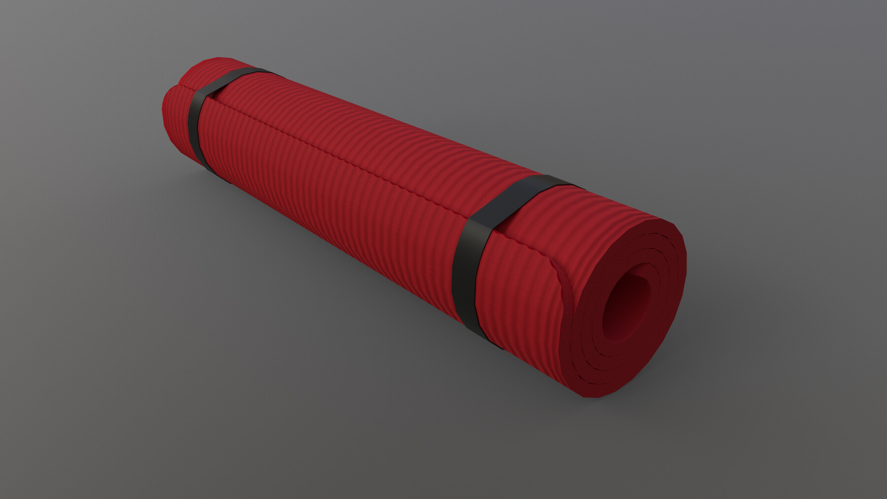 ArtStation - PBR Yoga Mat - Red | Game Assets