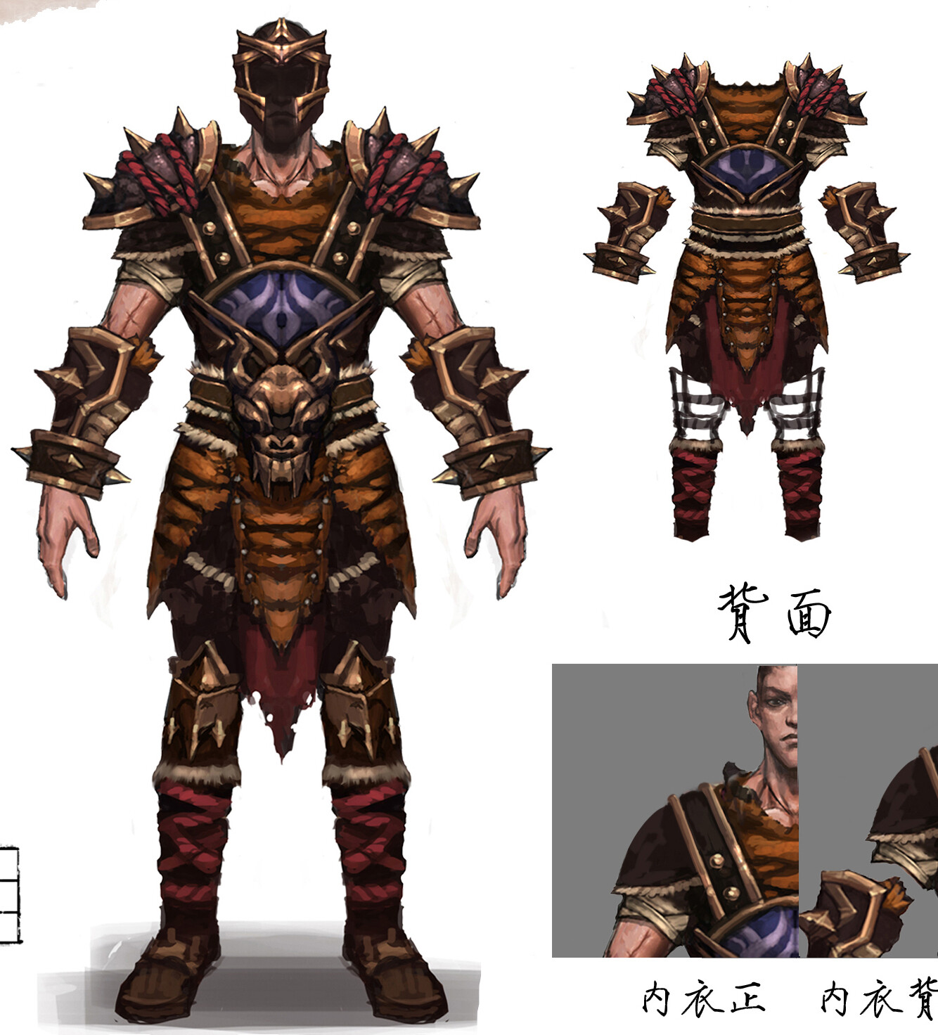 ArtStation - Leather Suit - Male 03 | Game Assets