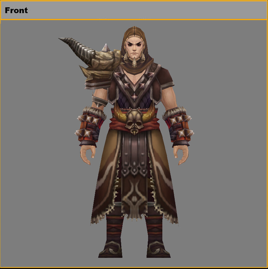 ArtStation - Leather Suit - Male 09 | Game Assets