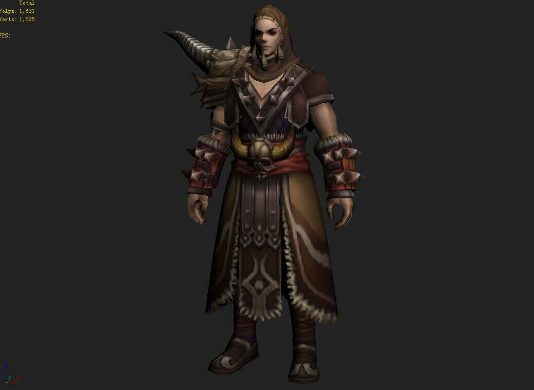 ArtStation - Leather Suit - Male 09 | Game Assets