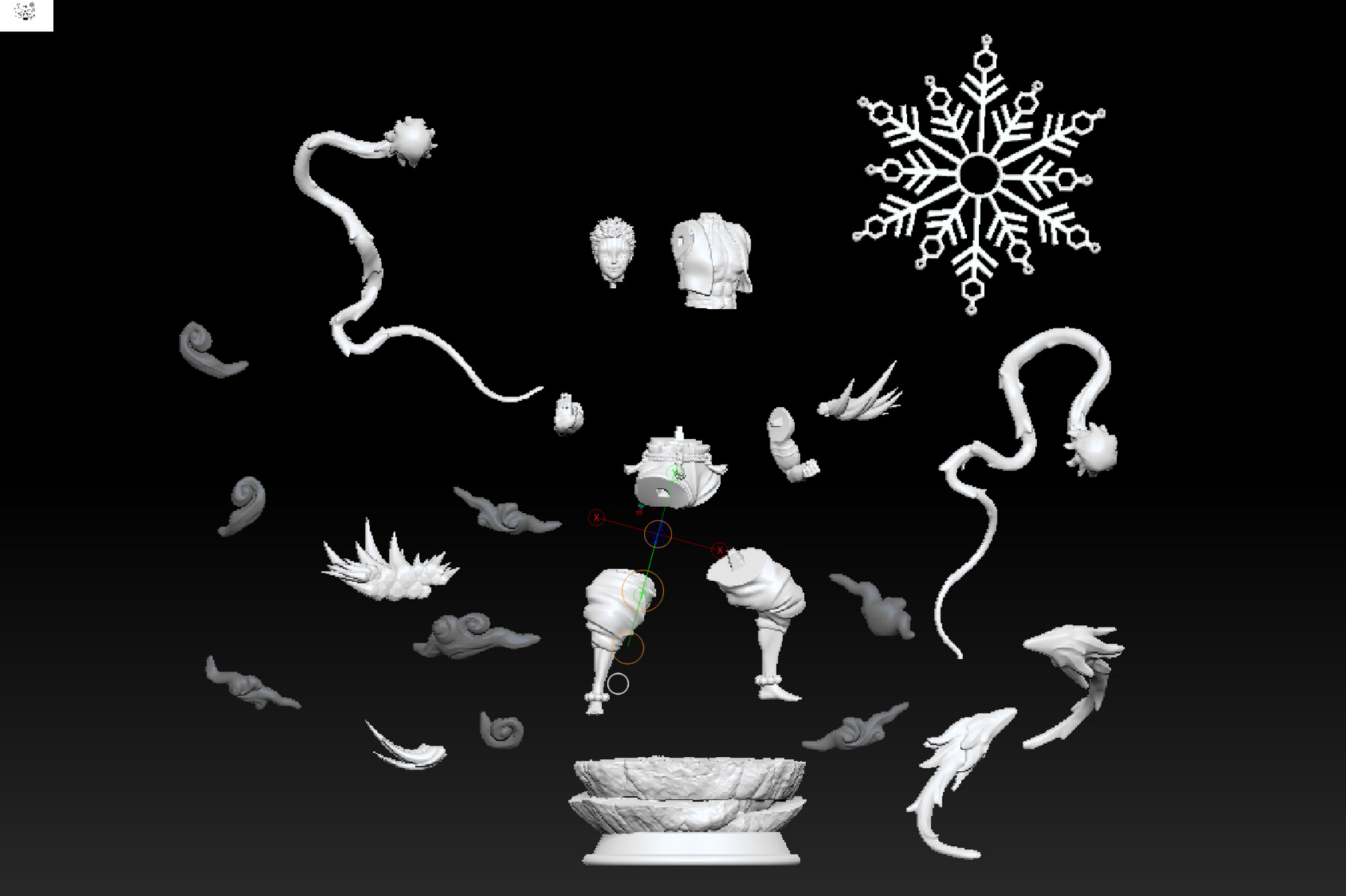 ArtStation - Akaza 3d print model | Game Assets