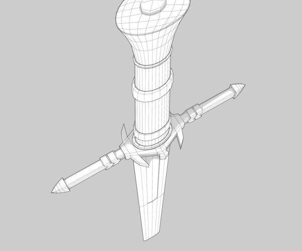 ArtStation - Executioner Sword - Low Poly | Game Assets