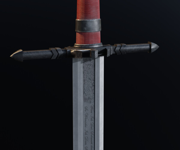 ArtStation - Executioner Sword - Low Poly | Game Assets