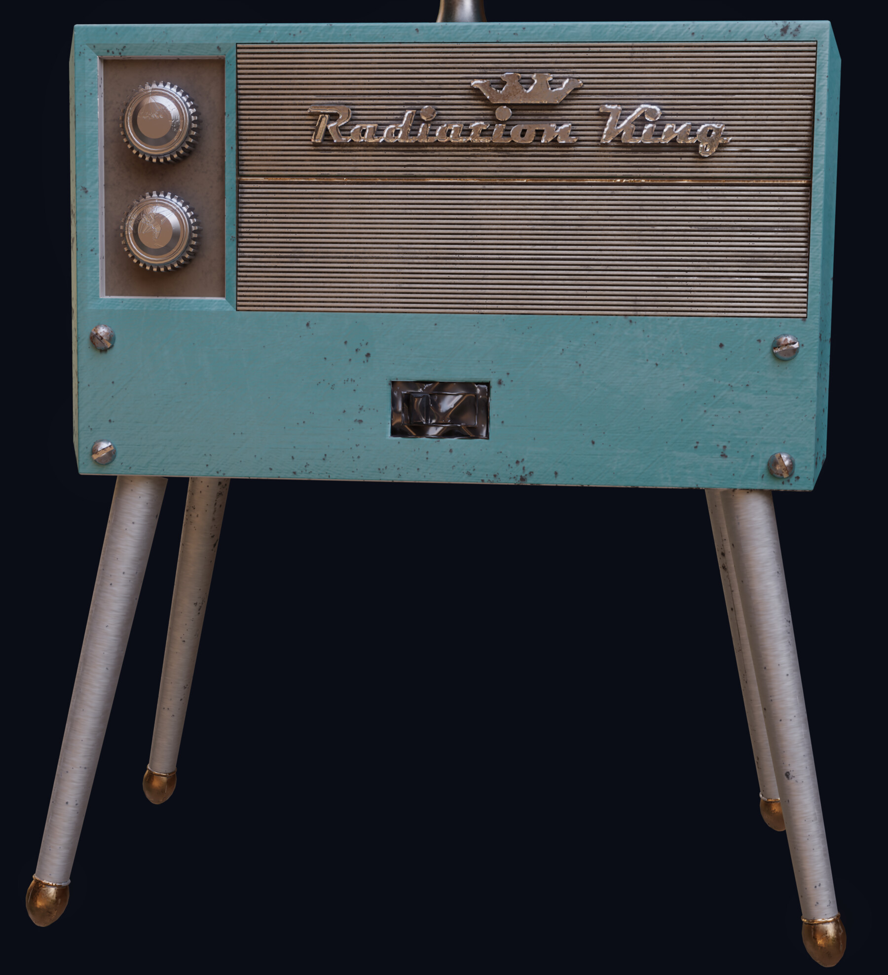 ArtStation - Television - Fallout style TV | Game Assets