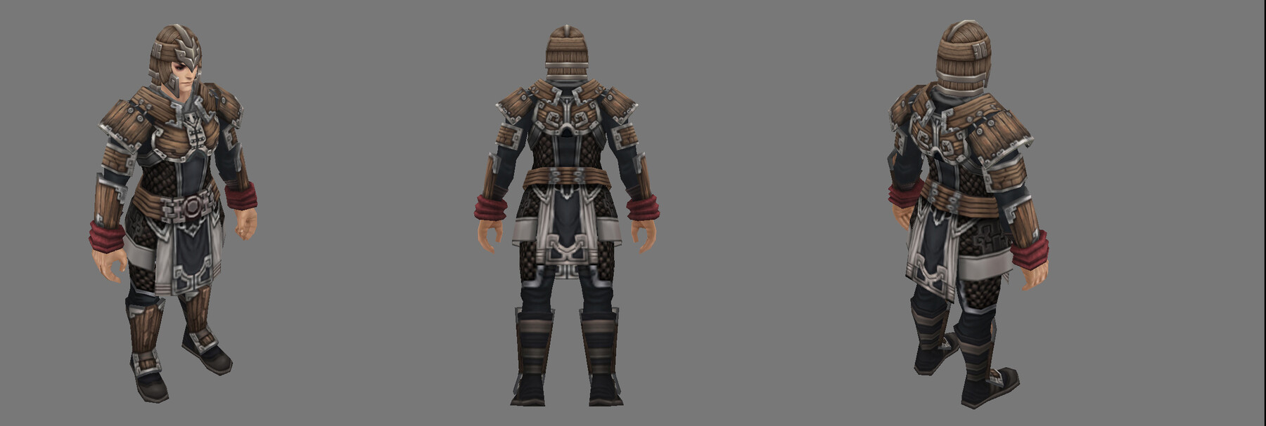 ArtStation - Light Armor Set - Male 01 | Game Assets