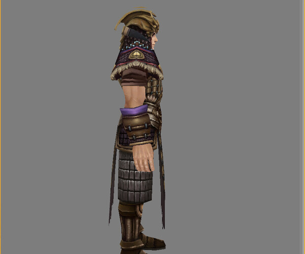 ArtStation - Light Armor Set - Male 03 | Game Assets