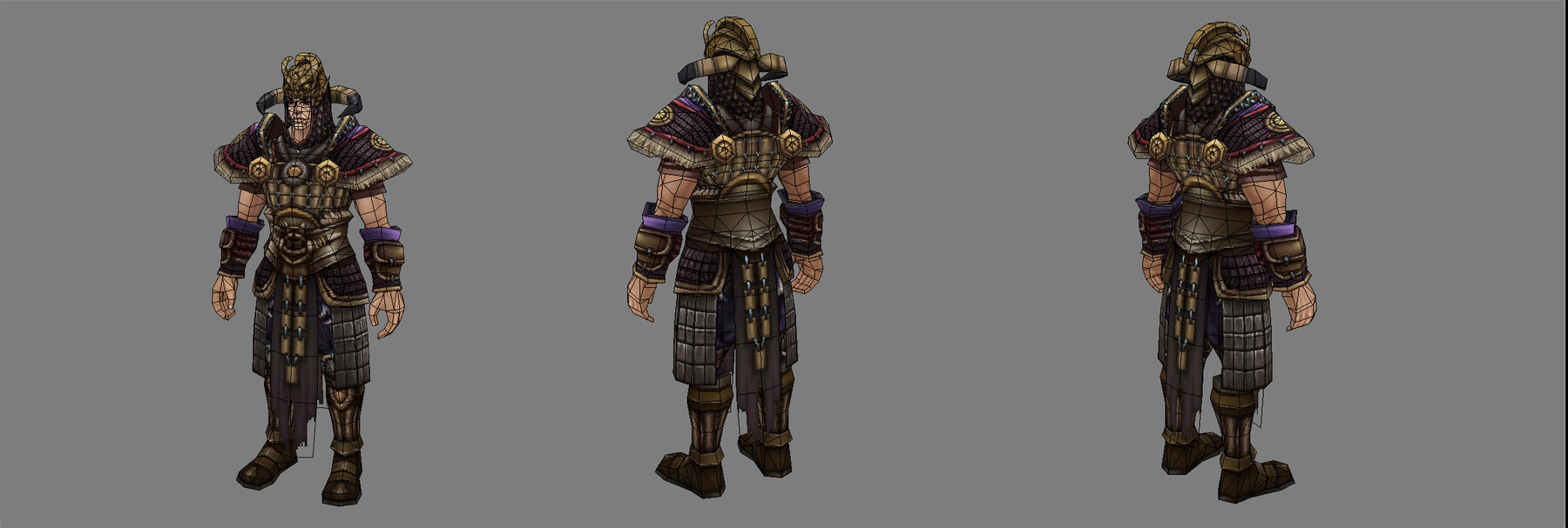 ArtStation - Light Armor Set - Male 03 | Game Assets