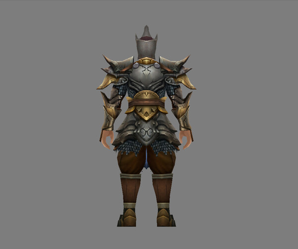 ArtStation - Light Armor Set - Male 05 | Game Assets