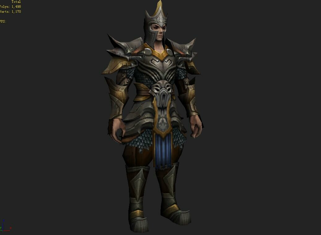 ArtStation - Light Armor Set - Male 05 | Game Assets