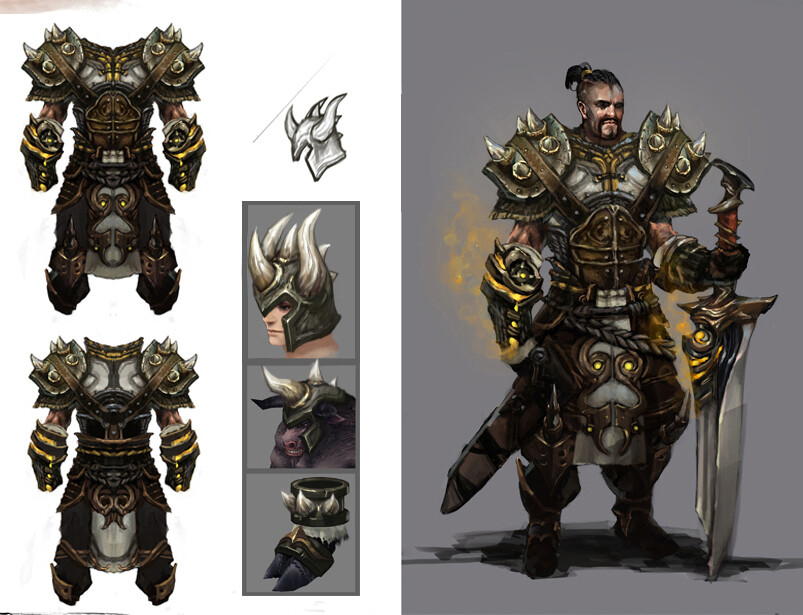 ArtStation - Heavy Armor Set 01 | Game Assets