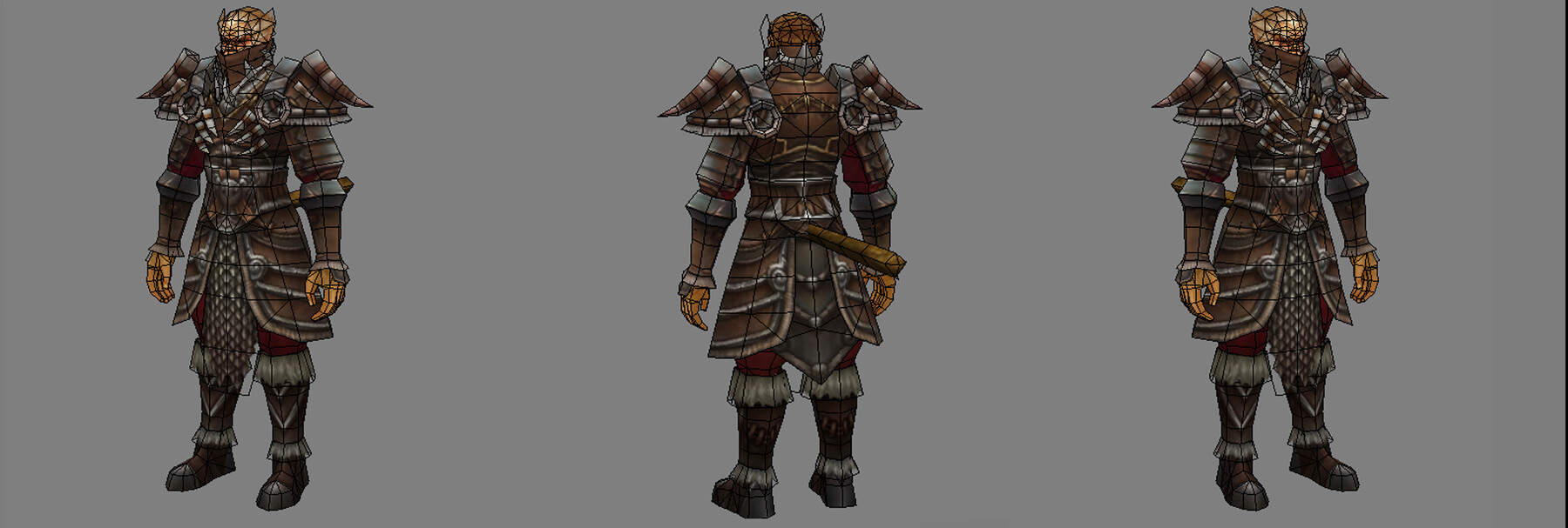 ArtStation - Heavy Armor Set - Monkey 01 | Game Assets