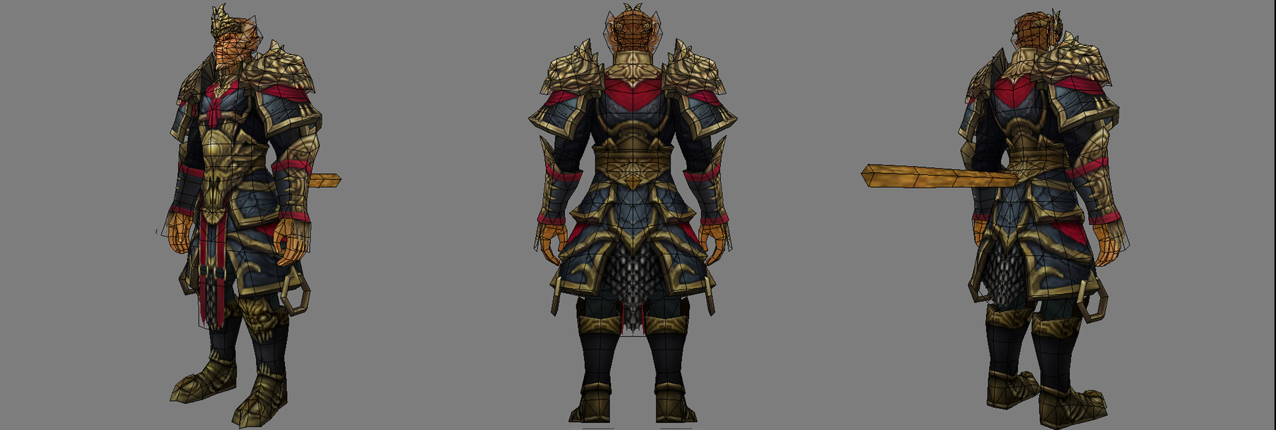 ArtStation - Heavy Armor Set - Monkey 05 | Game Assets