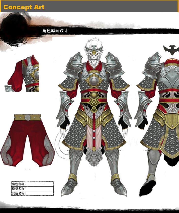 ArtStation - Heavy Armor Set - Monkey 07 | Game Assets