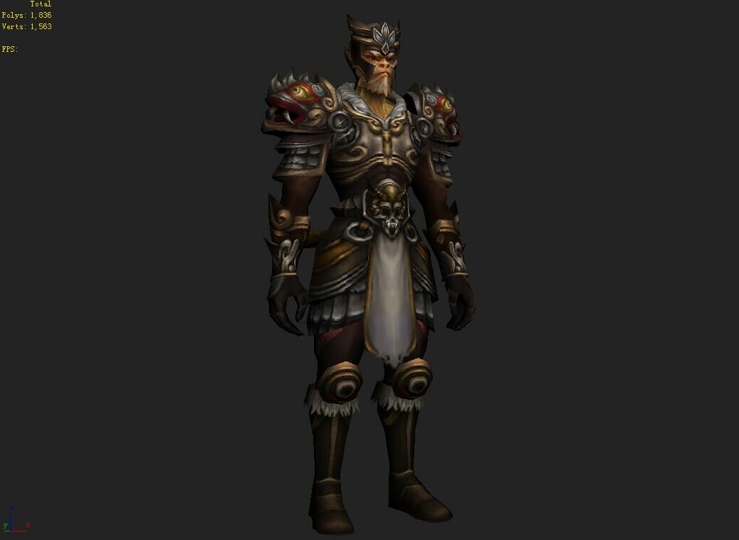 ArtStation - Heavy Armor Set - Monkey 08 | Game Assets