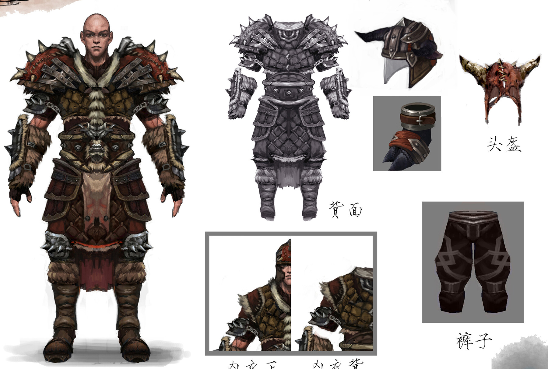 ArtStation - Heavy Armor Set - Monkey 10 | Game Assets