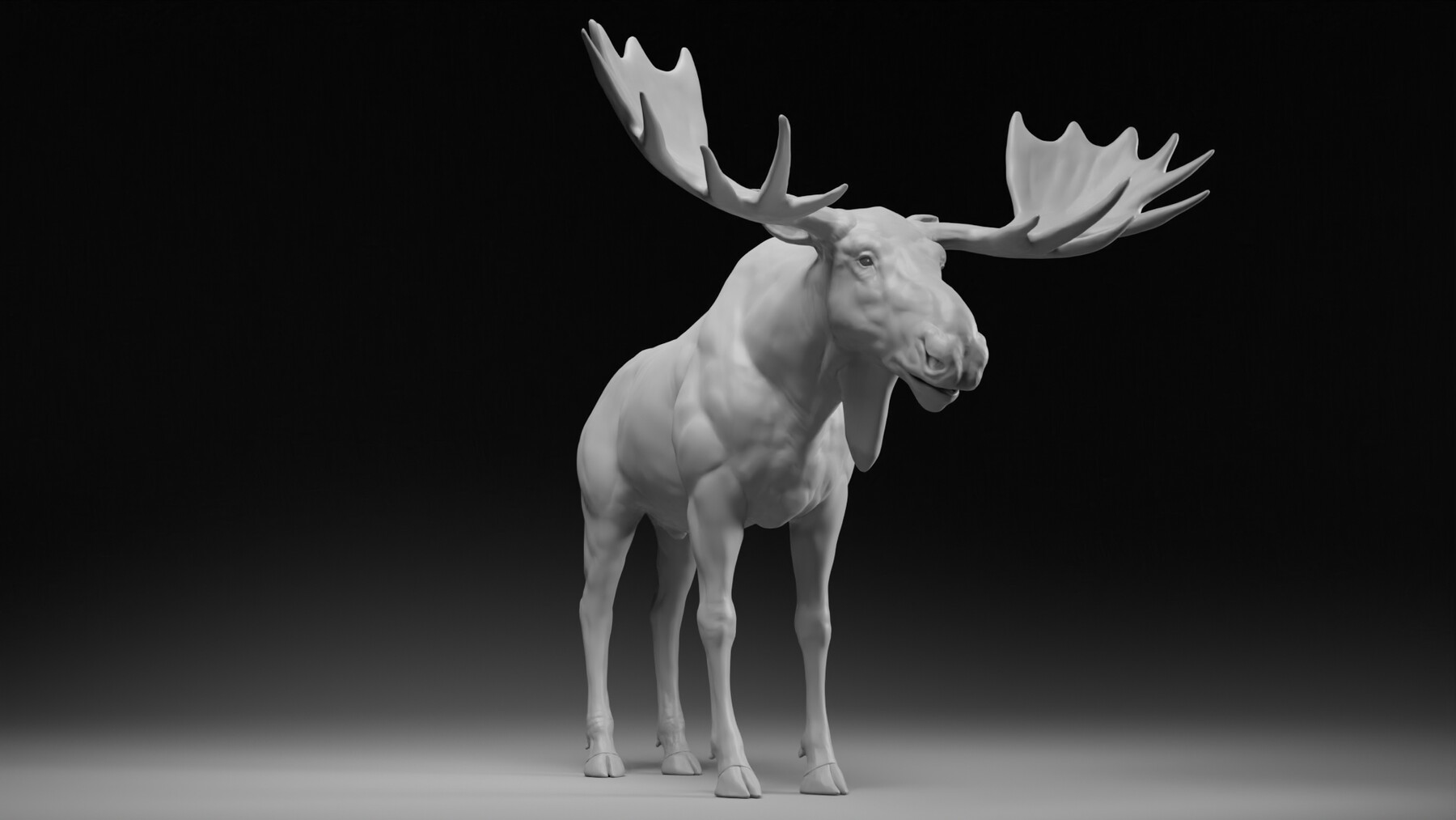ArtStation - Moose basemesh | Resources