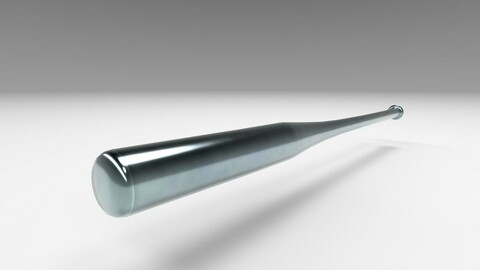 ArtStation - Baseball bat aluminum low-poly 3D model | Game Assets