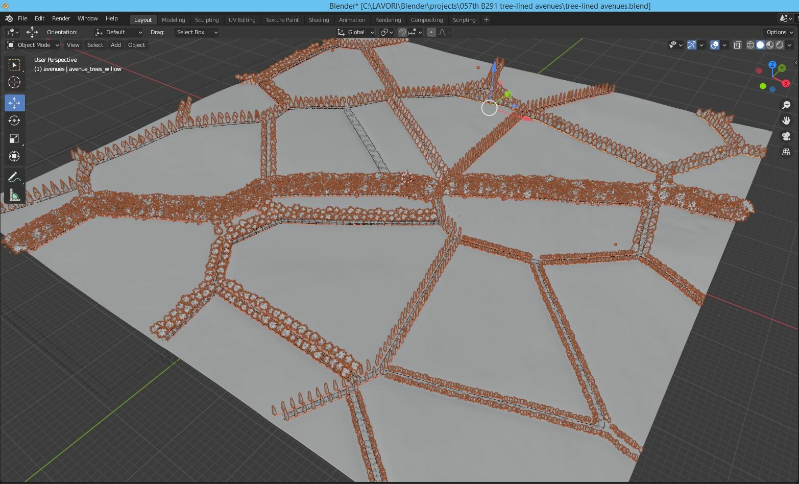 ArtStation - Tree-lined avenues | Resources